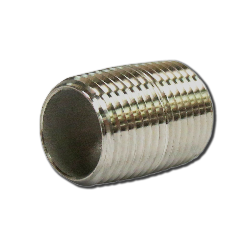 NEPLO ACERO INOX 304 CED 40 CORRIDO 150LBS ROSCA 1/2"